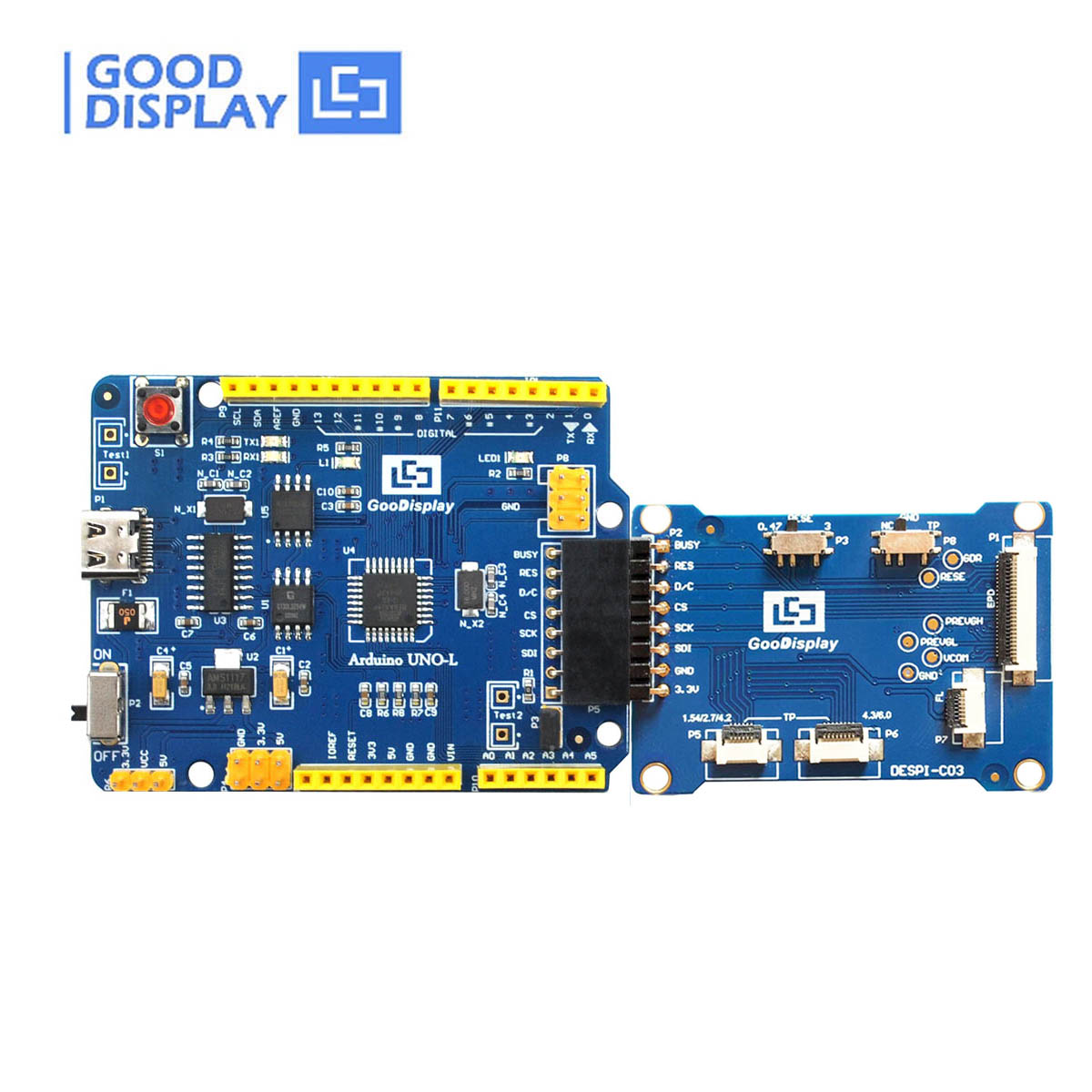 Arduino E Paper Driving Board Type C Interface Epd Module With Raspberry Pi Hat Dearduino Lc03
